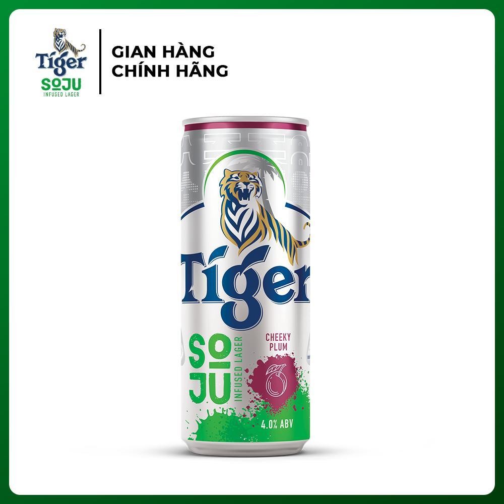 Bia Tiger Soju Mận 330 Lon Tiger | Giao gấp từ 7-Eleven gần nhất (24 ...