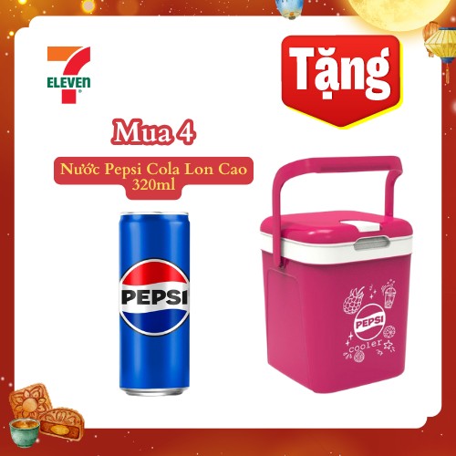 Combo 4 Nước Pepsi Lon Cao 320ml (tùy chọn) tặng Thùng Đá 2L -T8 Pepsi Giảm 2% | Giao gấp từ 7 ...